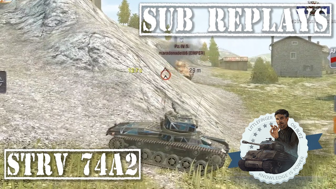WOT Blitz - STRV 74A2 - Two Mastery Games - ||WOT Blitz|| - YouTube