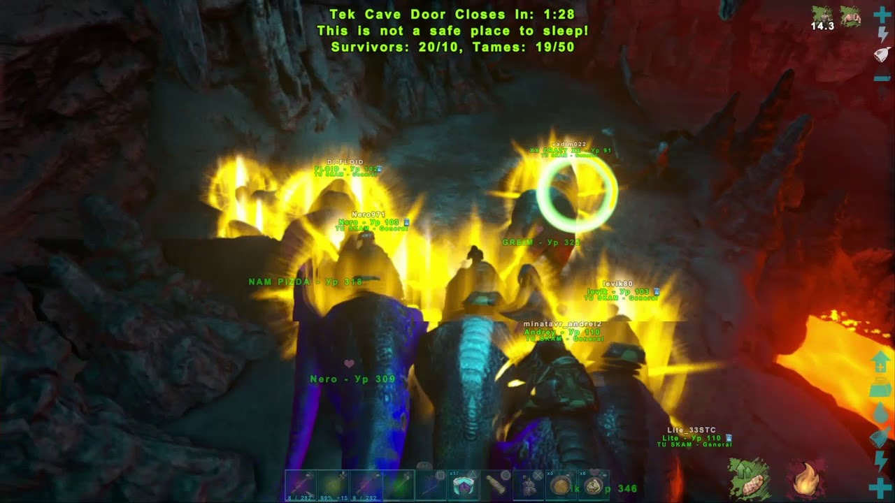 Ark official PS4: Alpha TEK Cave 130 lvl - YouTube