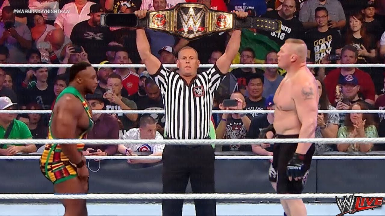 Big E Langston Vs Brock Lesnar