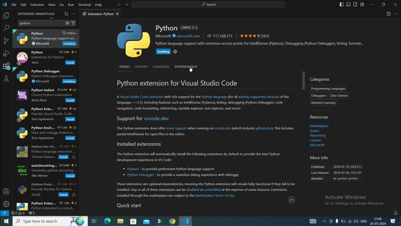 Python Extension Pythonpythontutorialpythonprogrammingpythonforbeginnerspythonprojects 5863
