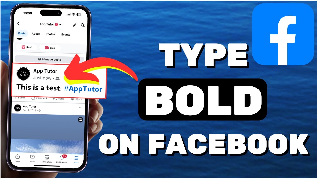 How To Type Bold Text On Facebook (2024) [iOS & Android] - YouTube