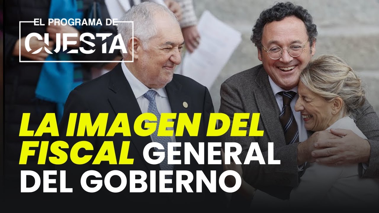 La imagen del fiscal general del Gobierno - YouTube