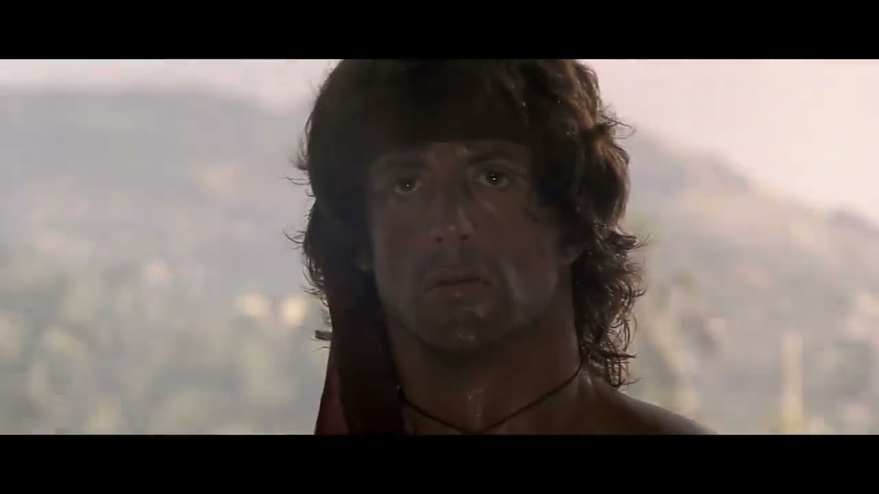 Rambo Machine Gun Scene - YouTube
