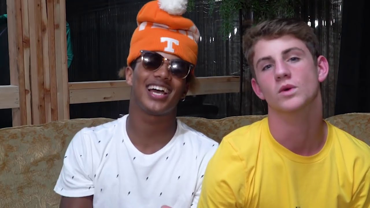 Try Not To Flinch Challenge (MattyBRaps Vs Justin) - YouTube