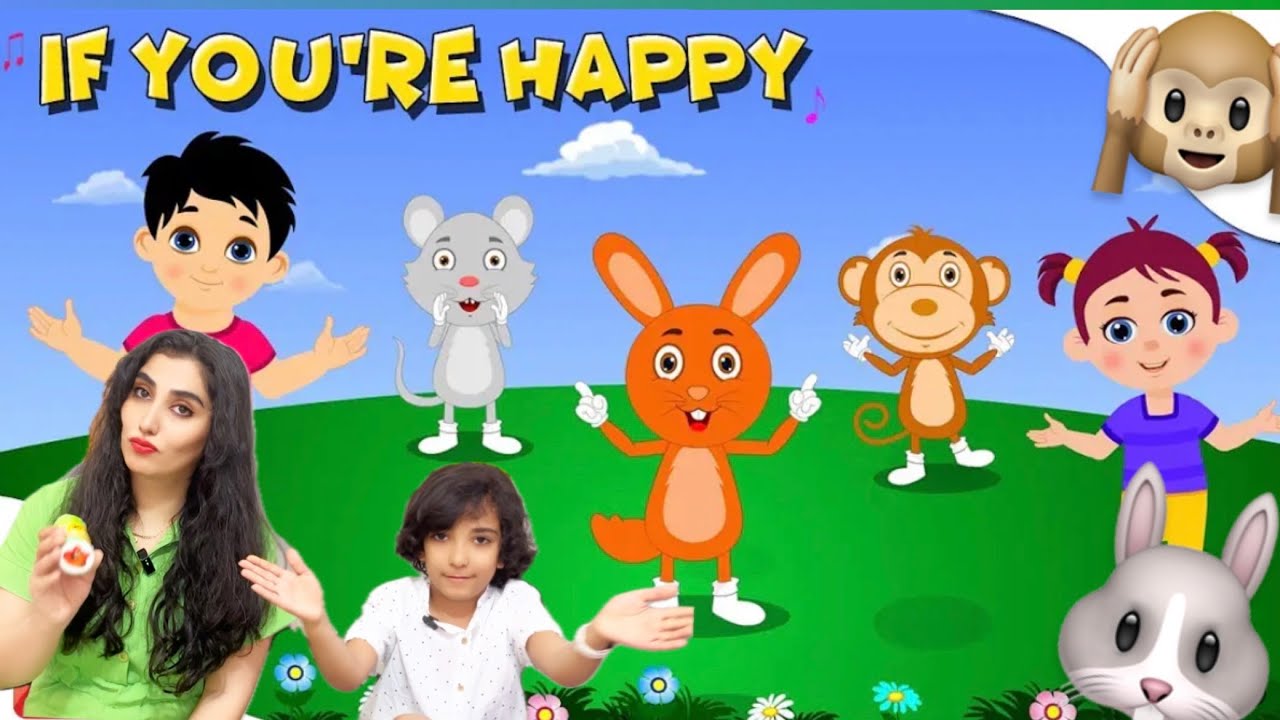 İf you happy and you know it nursery rhyme for kids - YouTube
