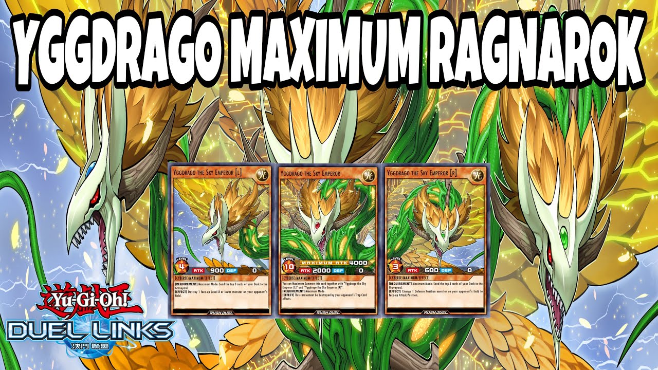 Yggdrago Maximum Ragnarok Duel Links : March 2024 Ranked Duel Replay ...