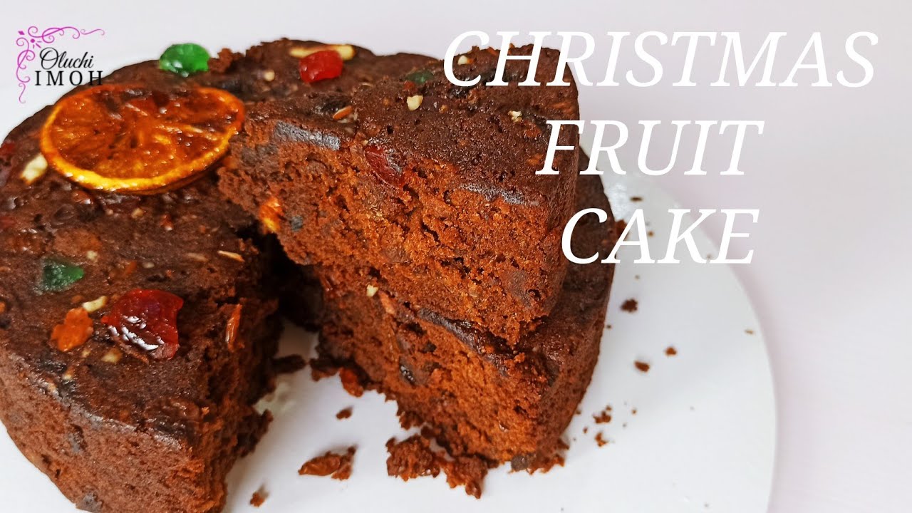 Delicious Christmas Fruit Cake Oluchiimoh Fruitcake Christmasfruitcakerecipe Vlogmas2021