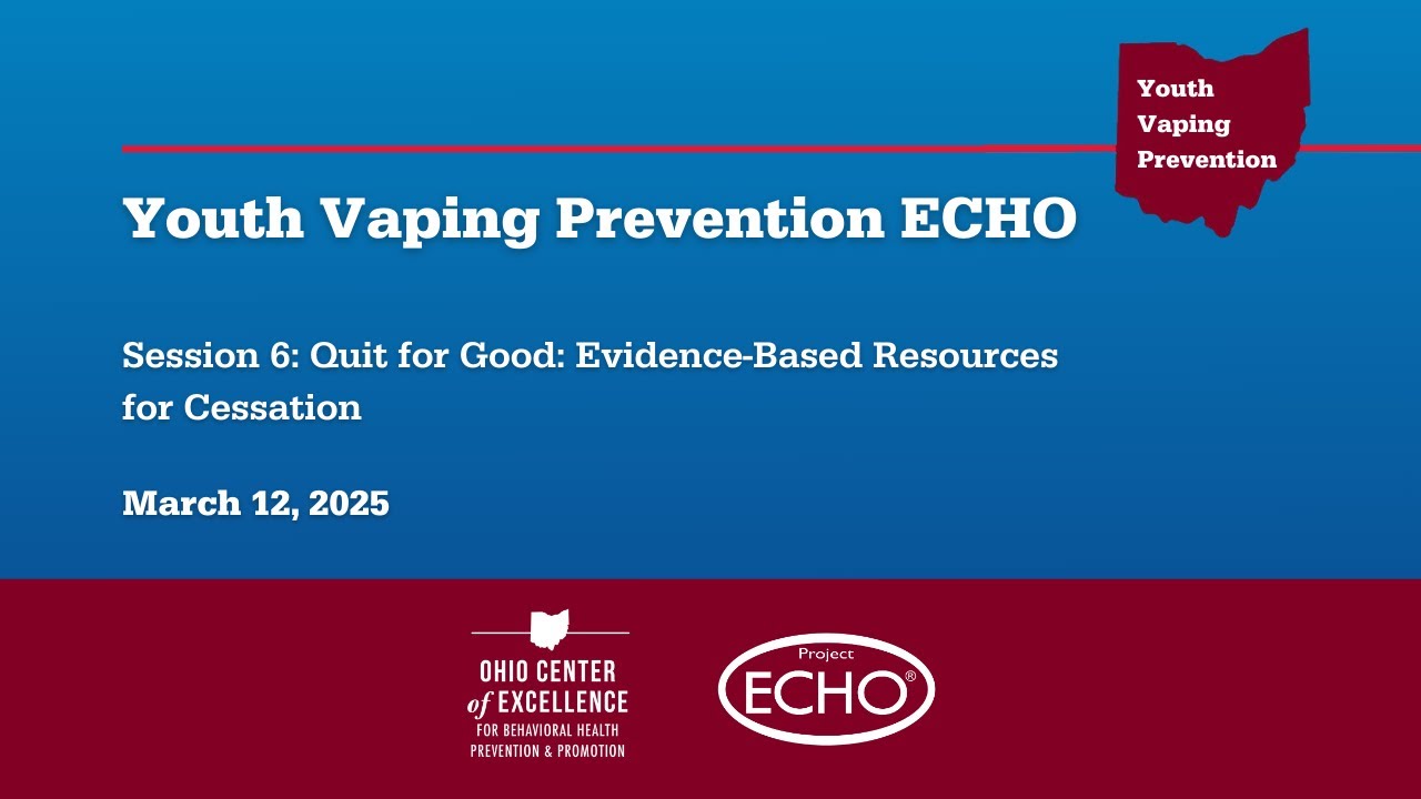 Youth Vaping Prevention Session 6 - Quit for Good: Evidence-Based ...