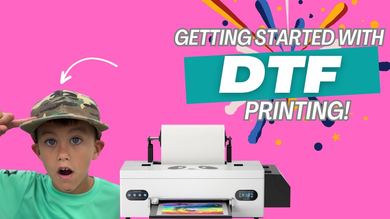 Getting Started with DTF Printing | Procolored DTF F13 Panda A3 L1800 ...