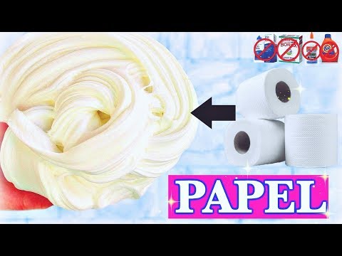 SLIME SIN PEGAMENTO Y SIN BORAX Ep.8 | SLIME CON PAPEL | 3 NUEVAS RECETAS DE SLIME