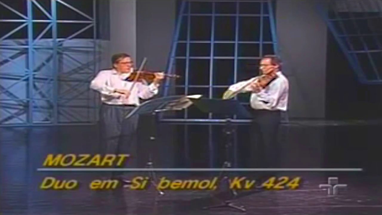 Erich Lehninger e horacio schaefer duo Mozart kv 424 - YouTube