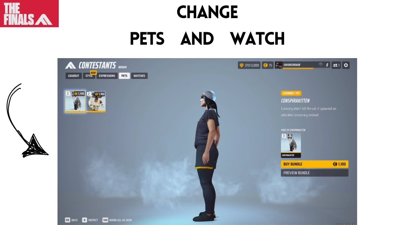 How to Change Character Pets and Watch in The Finals - YouTube