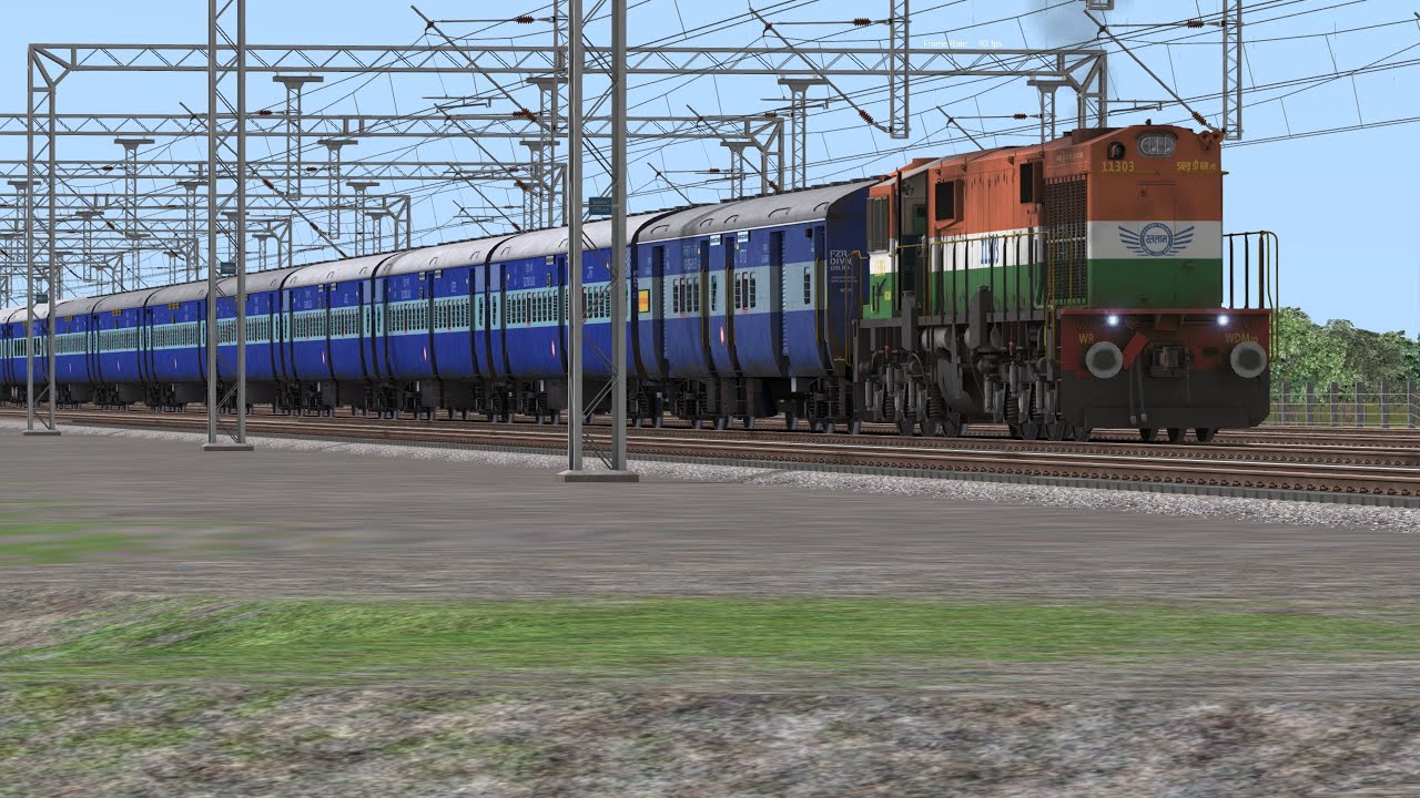 Part 1: Ujjaini Express in NR NCR Route by NI Railworks 3 - YouTube