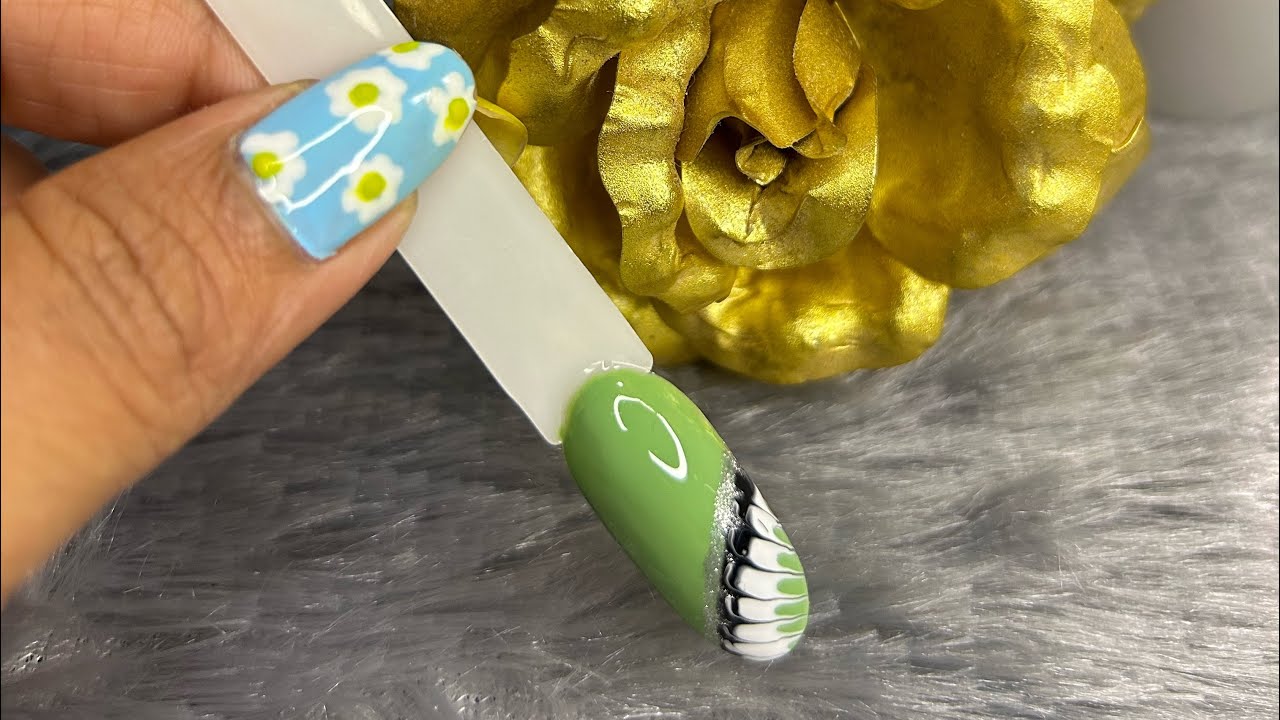 Easy Nail Design | Nail Art | Nail extension | Nail tutorial | Nail ka ...
