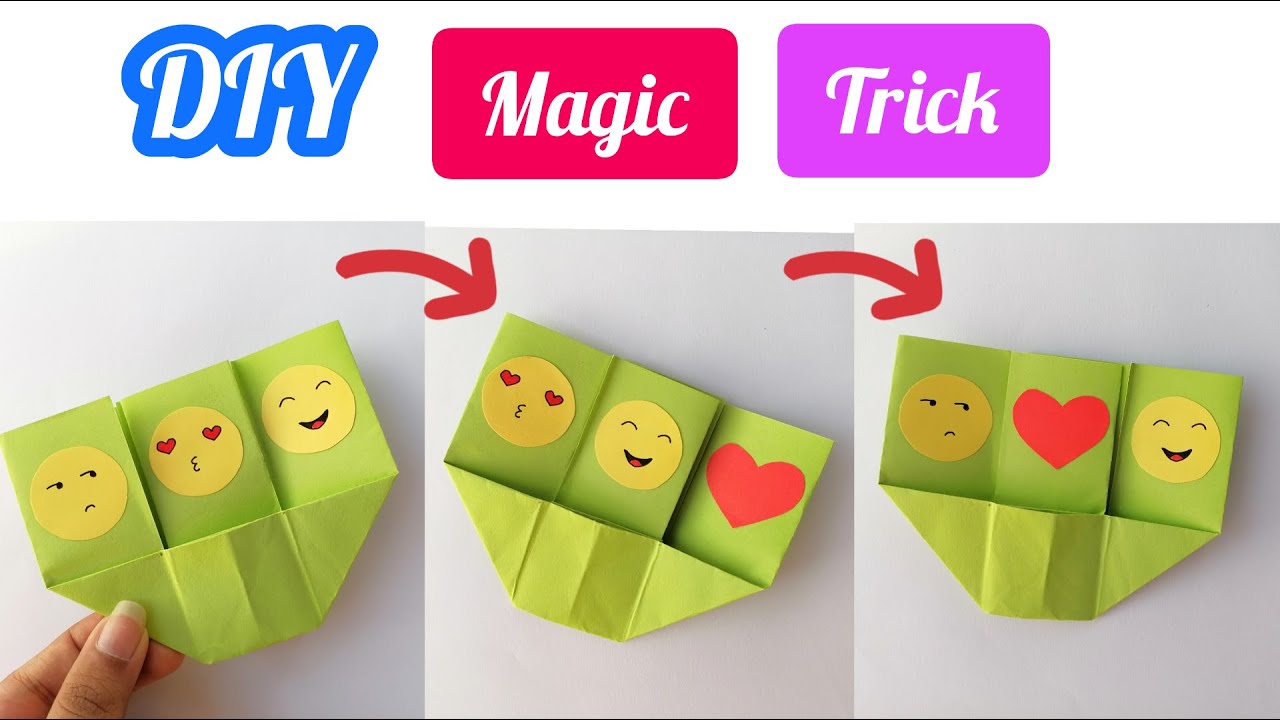 FUN origami MAGIC TRICK [DIY paper trick] - YouTube