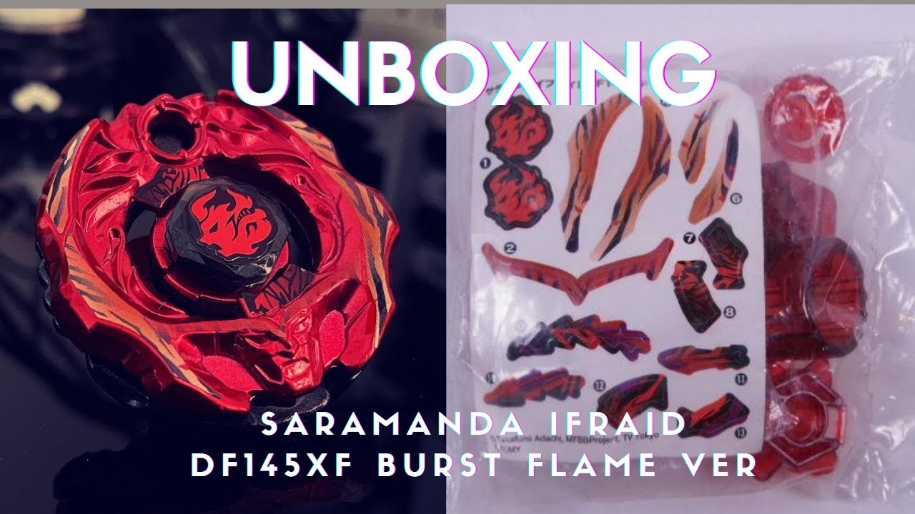 [Unboxing - 2023] TT Beyblade Metal Fight - Saramanda Ifraid DF145XF ...