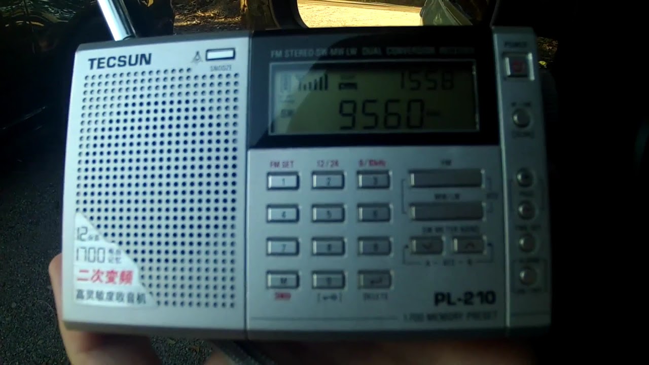 Radio Internacional da China - 9560 kHz (Ondas Curtas) - TECSUN PL-210 ...