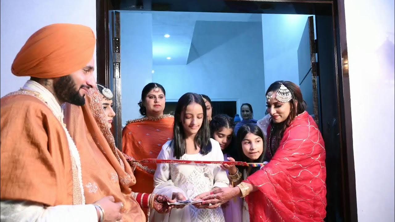 Arshdeep Singh & Sandeep Kaur Wedding Ceremony Live by Rainbow Films - YouTube