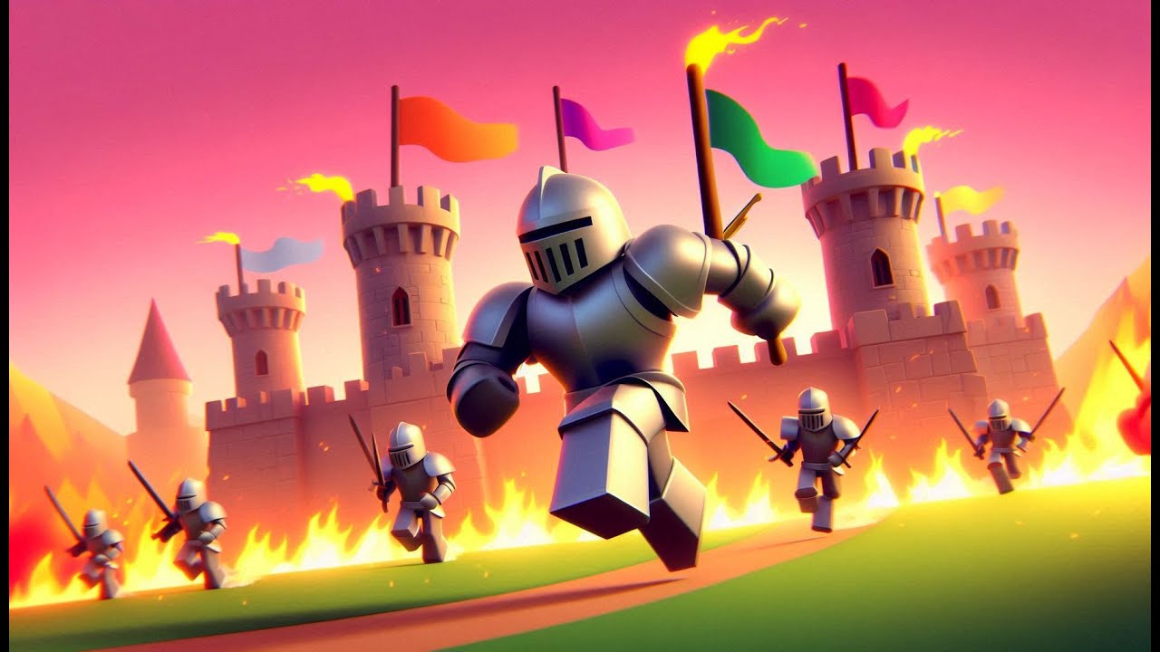 Easy Victory! Annihilating Castles in Roblox Medieval RTS - YouTube