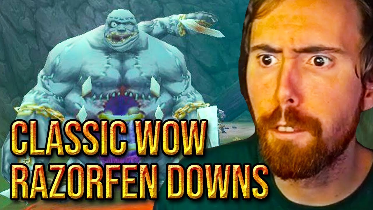 Asmongold FIRST Razorfen Downs Dungeon Clear - Classic WoW - YouTube