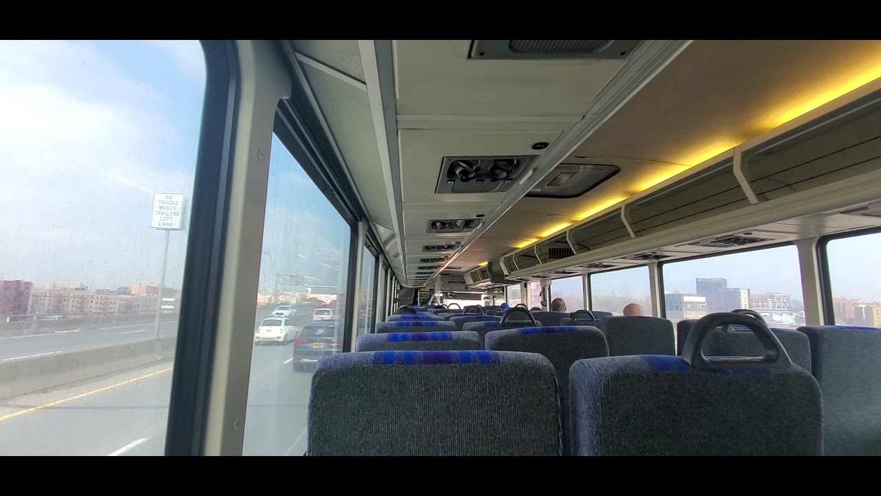 MTA Bus Company: On board 2007 MCI D4500CL 3433 On the BxM8 to Pelham ...