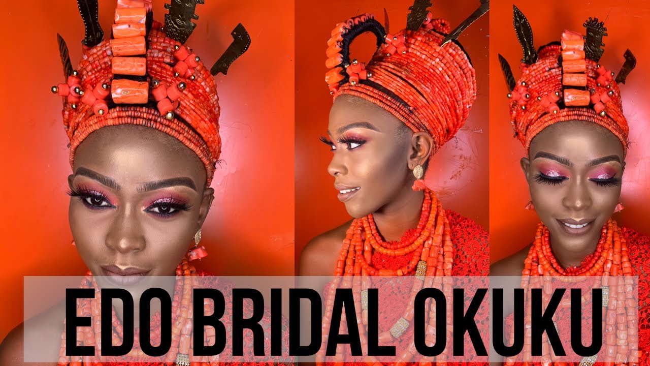 HOW TO EDO BRIDAL OKUKU//EDO TRADITIONAL ATTIRE//learn how to make it ...