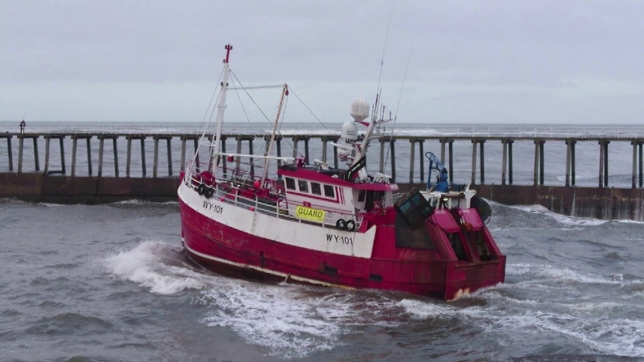 Stormy Seas at Whitby - YouTube