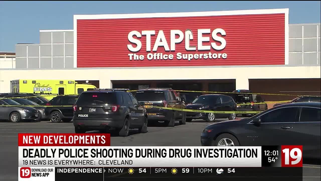 Suspect shot and killed in Cleveland Staples parking lot by officers ...