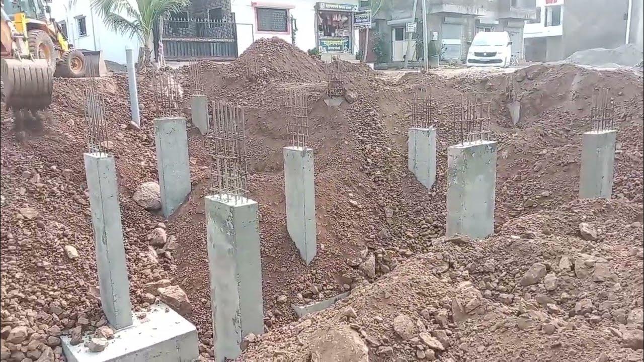 Foundation back filling process | backfilling process in construction ...