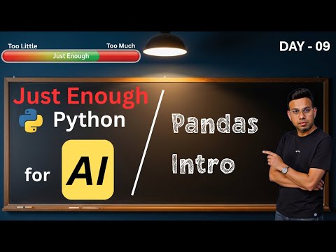 Intro to Pandas DataFrames: The Ultimate Tool for Data Scientists | Day 9: Just Enough Python ...
