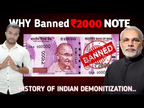 Why government banned 2000 rupees | Demonetisation in India | Current ...