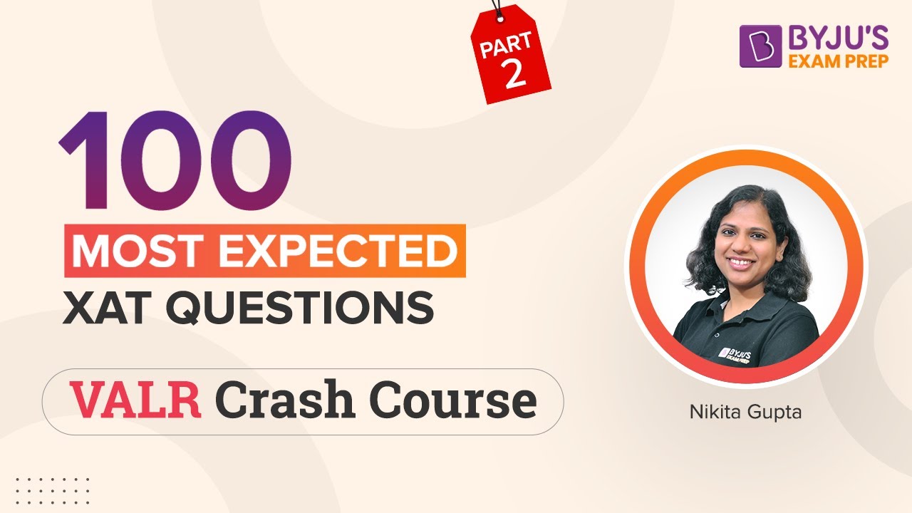 100 Most Expected XAT VALR Questions | XAT 2023 Preparation | XAT Verbal Ability | Part 2 # ...