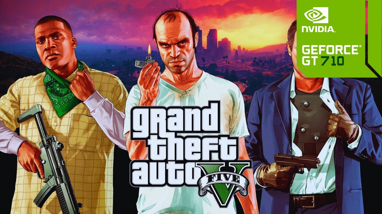 i5 3470 + GT 710 2GB GTA V DÍA 1 | PC LOW COST - YouTube