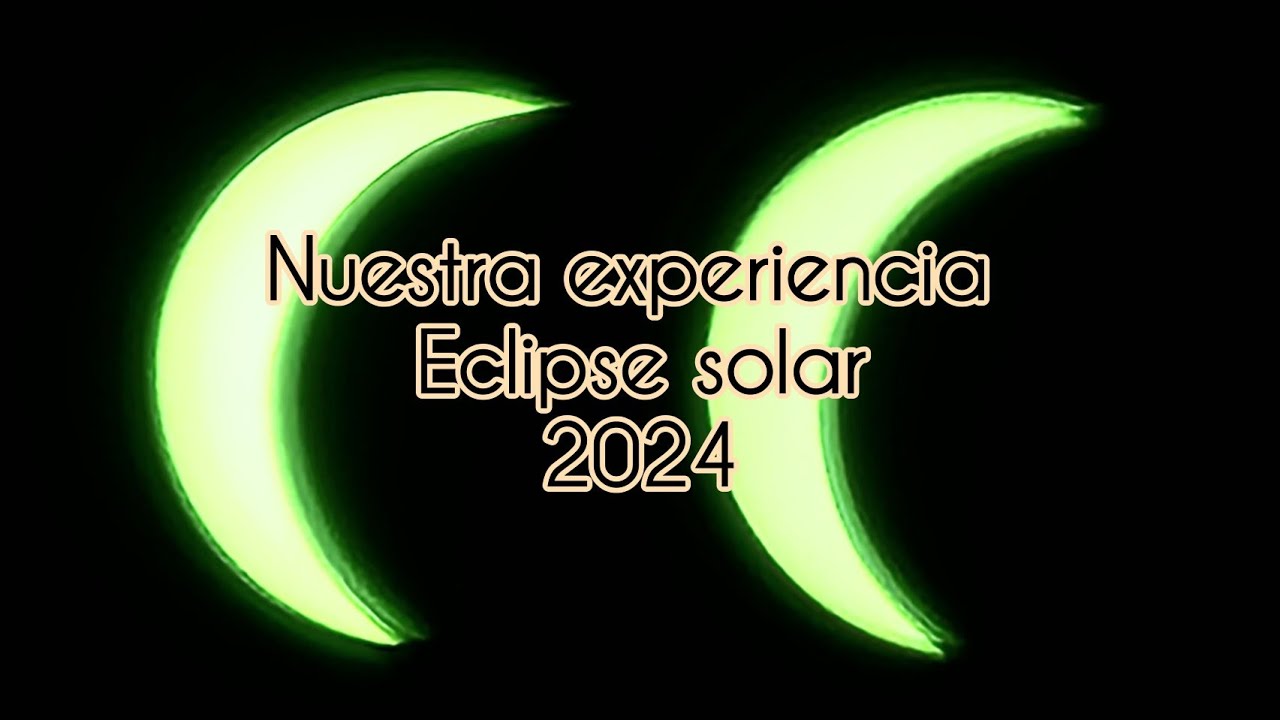 Preparandonos para el eclipse solar desde North Carolina 2024 - YouTube