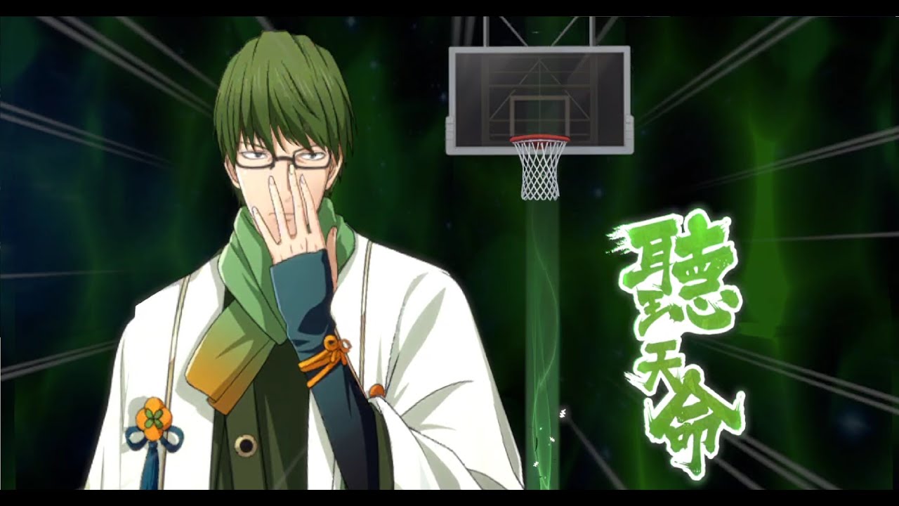 Kuroko no basuke - Sad Midorima cant 3 point - YouTube