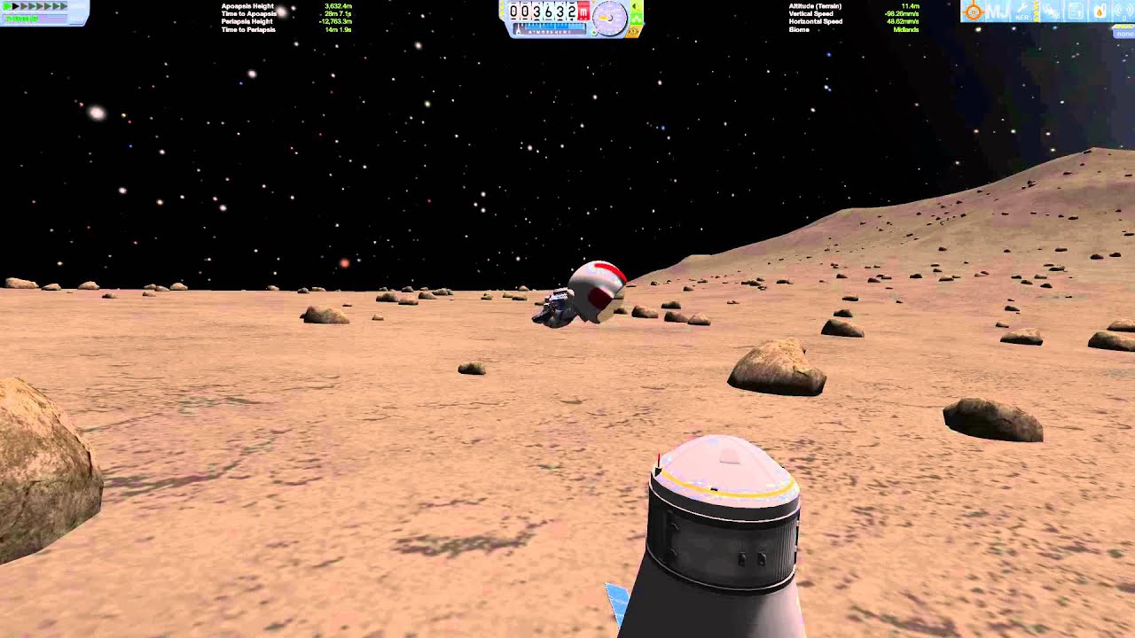 KSP - jumping on Gilly - YouTube