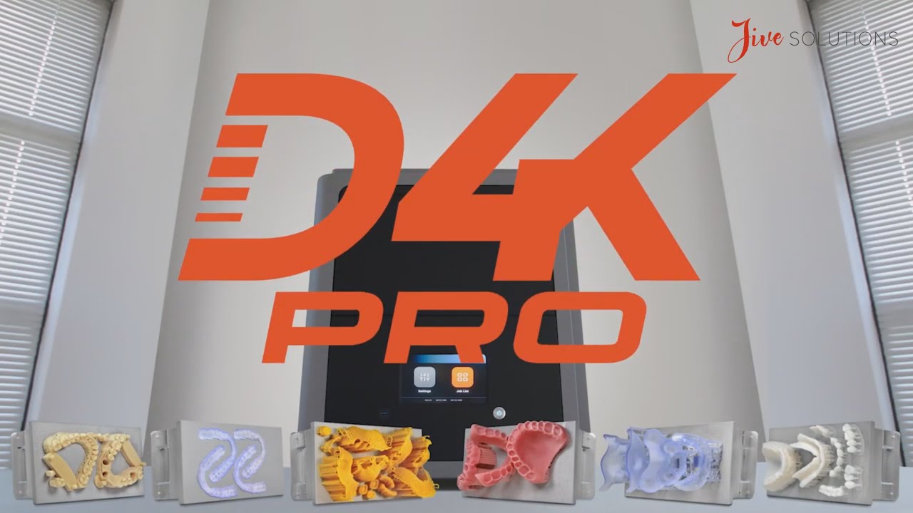 자이브솔루션즈_envisionTEC NEW 3D 프린터_D4K PRO Dental - YouTube