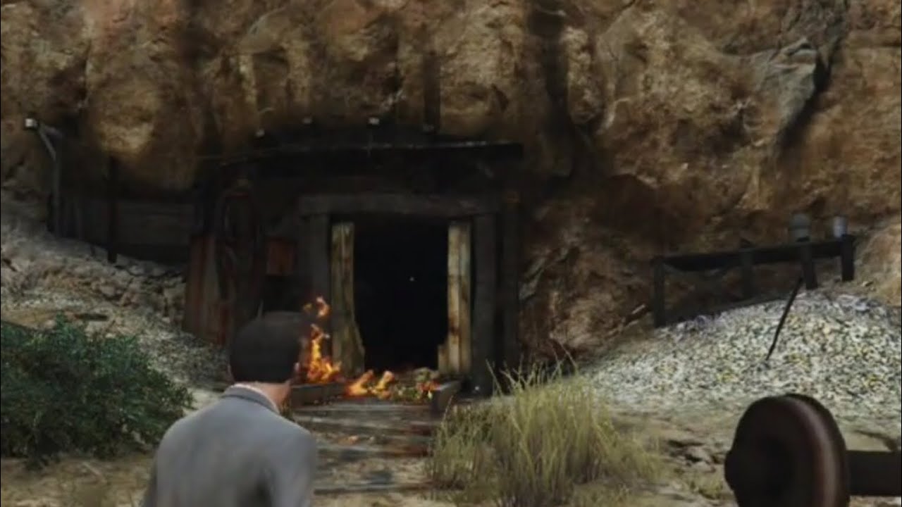 Exploring The Old Abandoned Mine In Grand Theft Auto 5 | Grand Theft ...