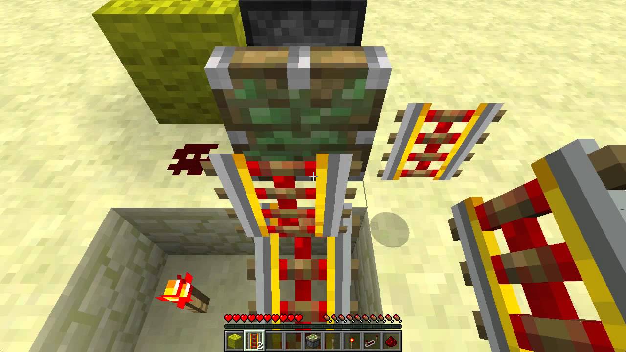 Minecraft Tutorial: Powered Rail Duplication Glitch! - YouTube