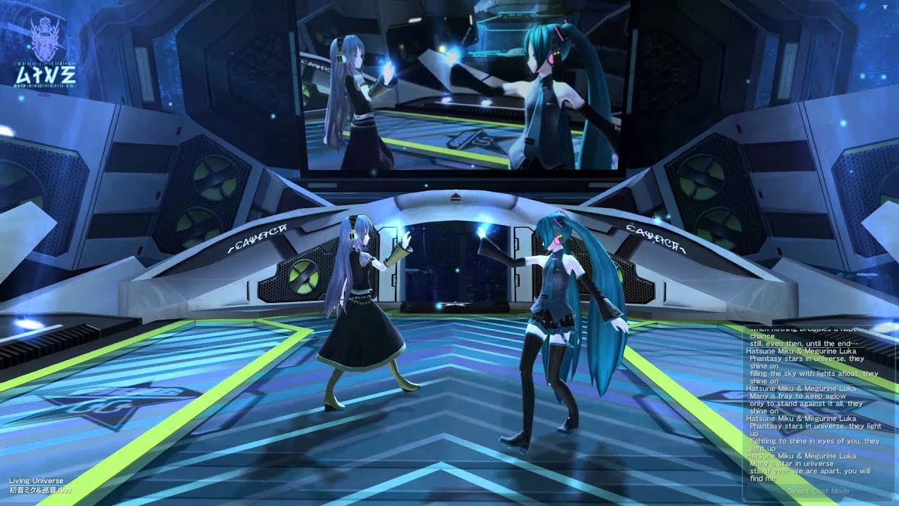 PSO2 Hatsune Miku and Megurine Luka Live (online) concert - YouTube