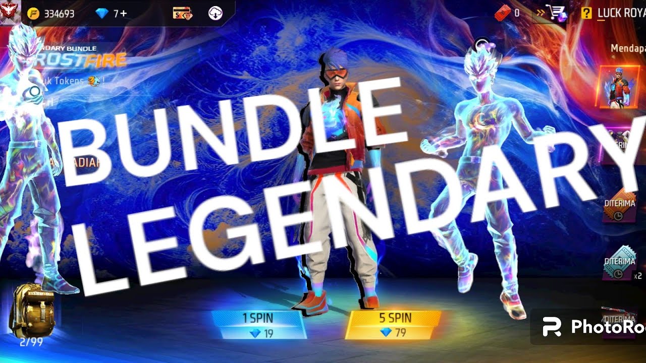 SPIN BUNDLE LEGENDARY FROST FIRE !! BUNDLE TERKEREN DI 2023 - YouTube