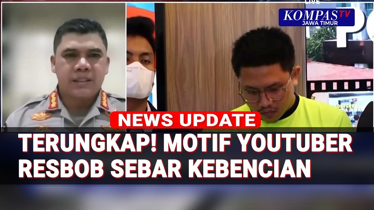 Terungkap! Polisi Beberkan Motif Youtuber Resbob Sebar Kebencian SARA ...