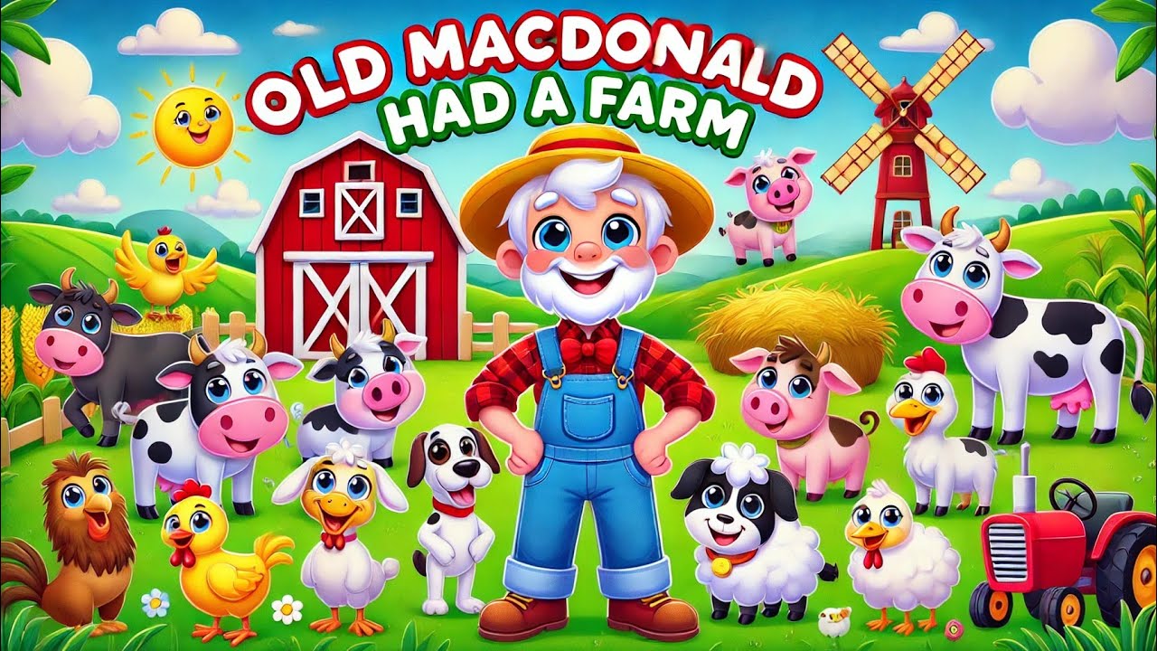 Old Macdonald Had A Farm|Kids Songs & Nursery Rhymes|Super Simple Songs ...