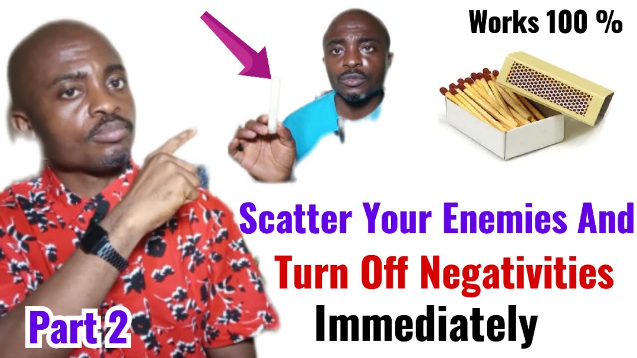 TURN OFF NEGATIVITIES AND SCATTER YOUR ENEMIES, HARDSHIP AND BAD LUCK ...