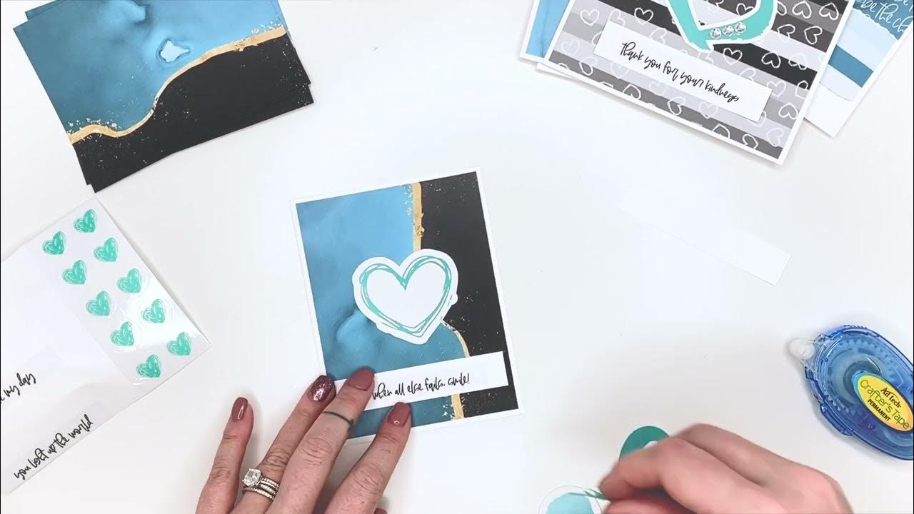 How to make our Be the Change Cards - YouTube