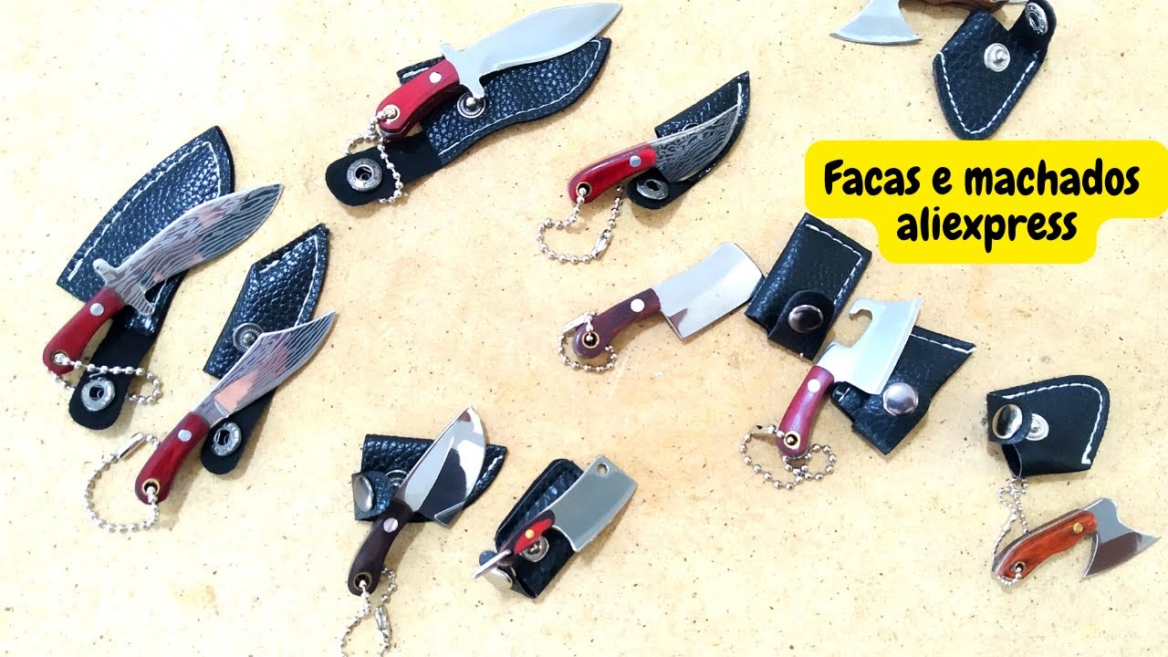 Mini facas machado aliexpress #unboxing #comprasnainternet #brasil #estilo #miniaturas #china ...