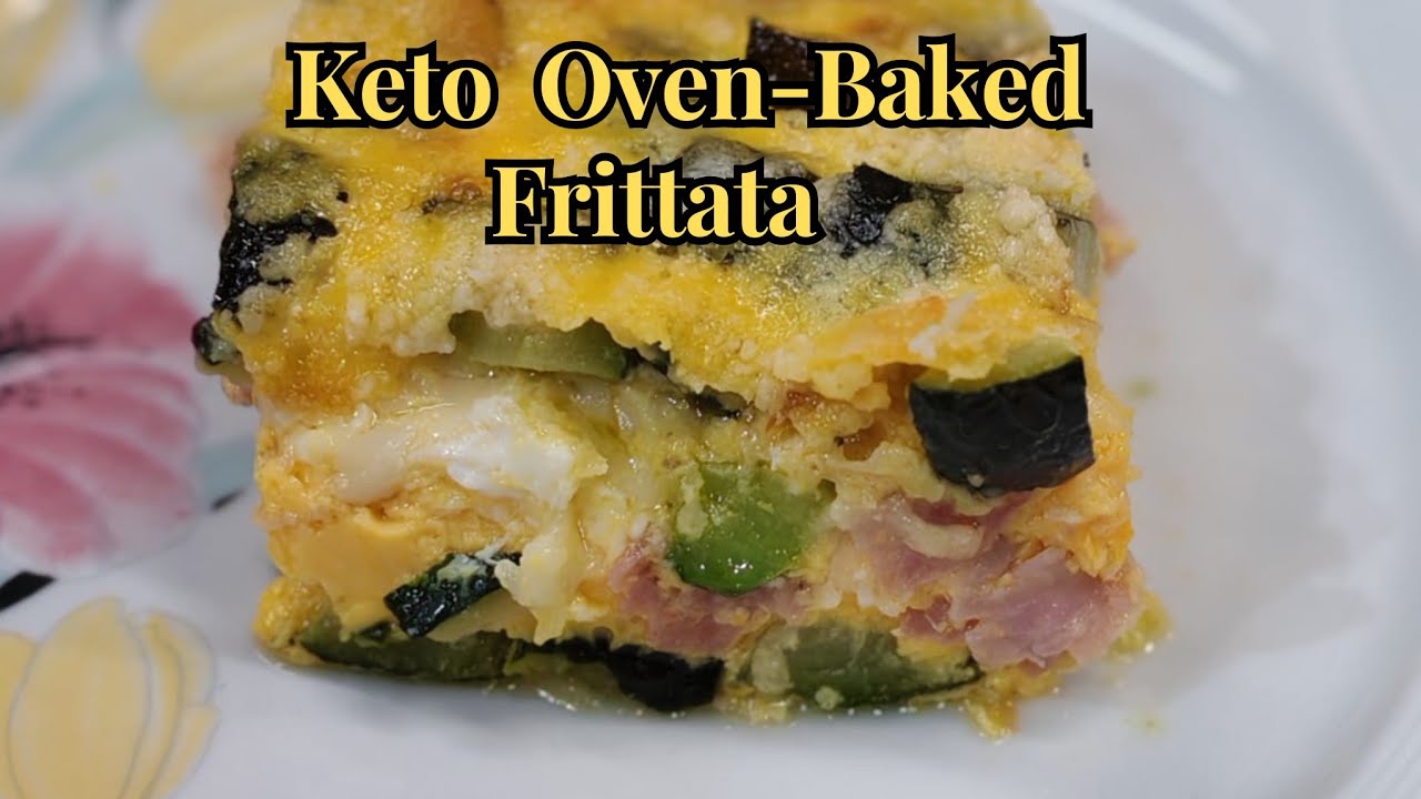 The BEST Ketogenic Oven-Baked Zucchini Frittata Recipe! - YouTube