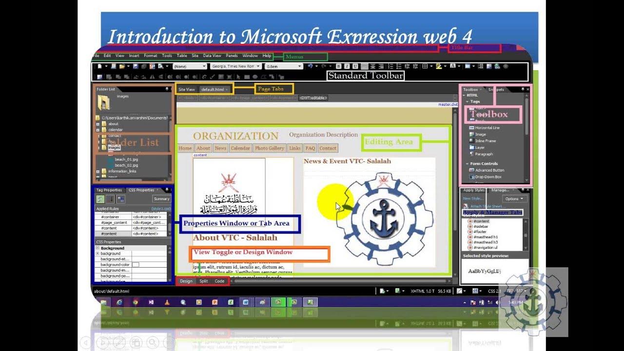 Expression web 4 Introduction - YouTube
