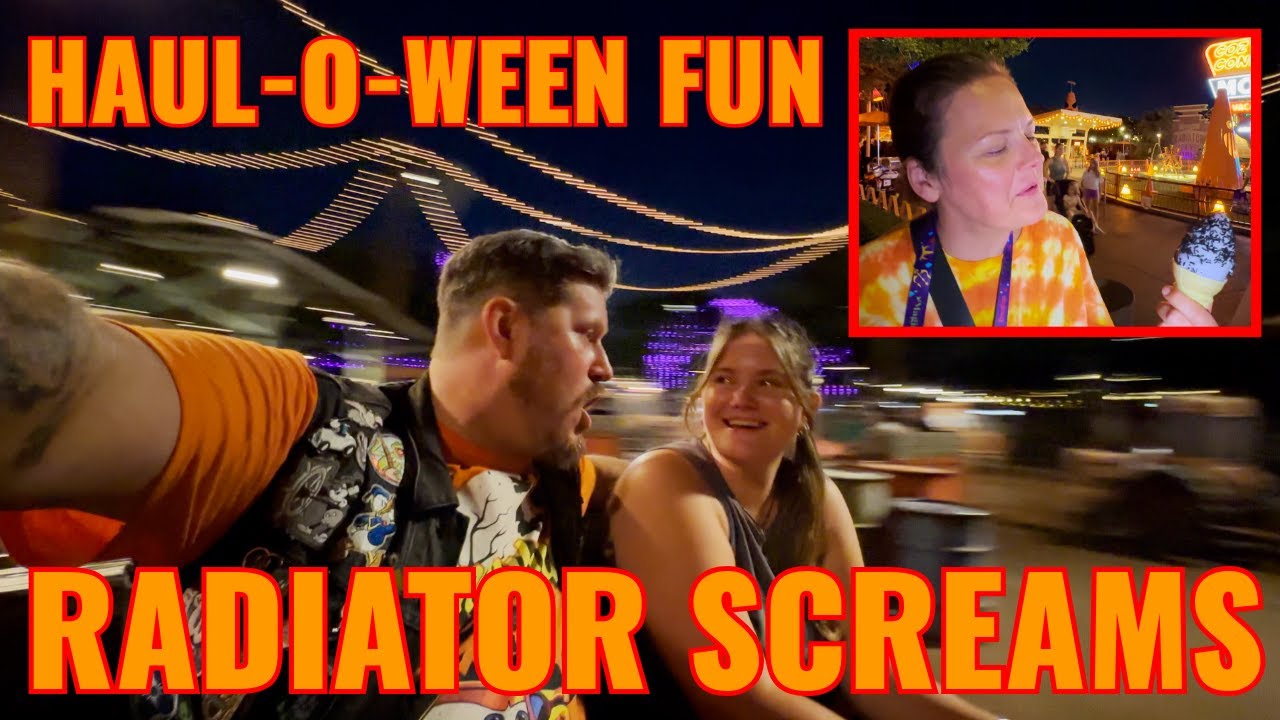 Radiator SCREAMS! Haul-O-Ween Fun & Ube Cone Thrill - YouTube