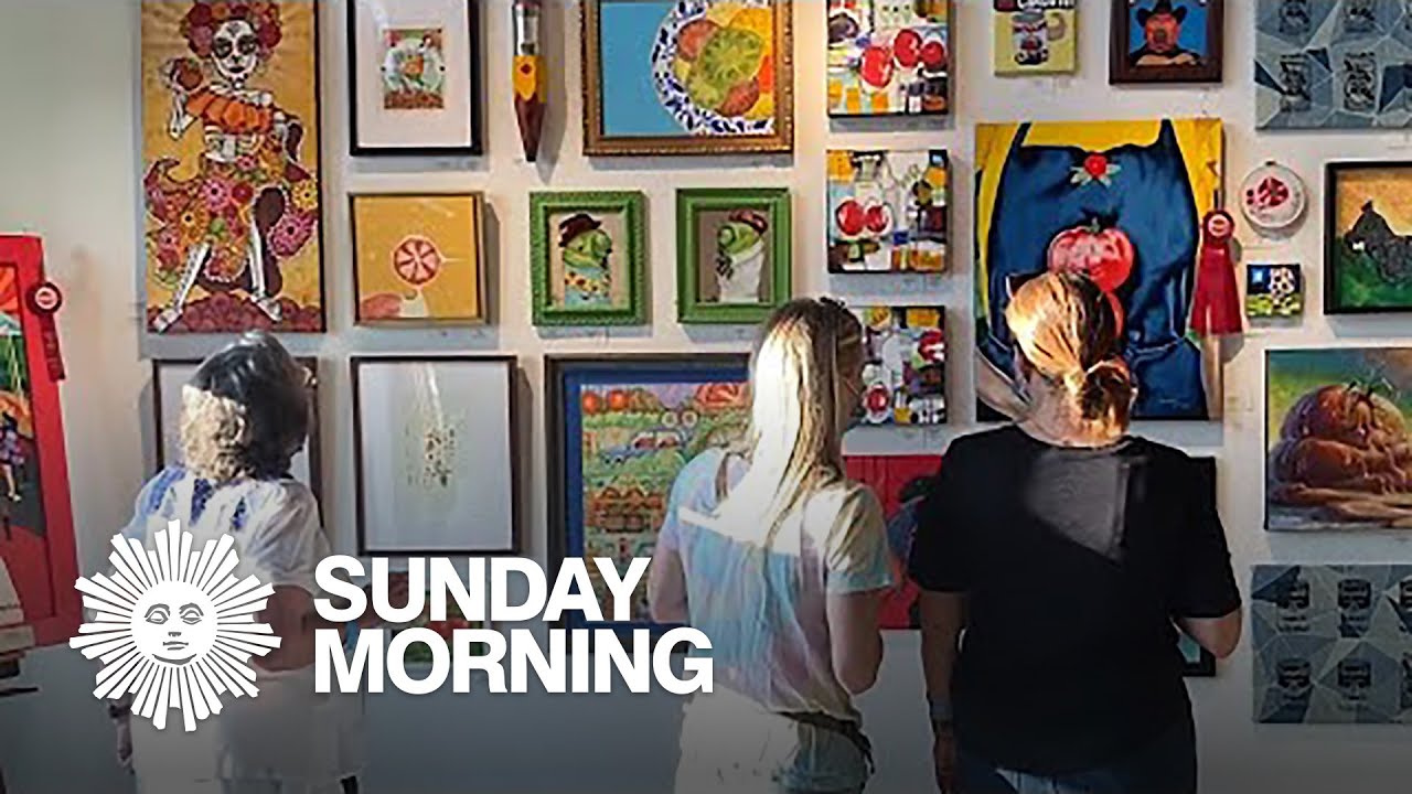 Tomato Art Fest: Tennessee community's annual bash for the tomato - YouTube